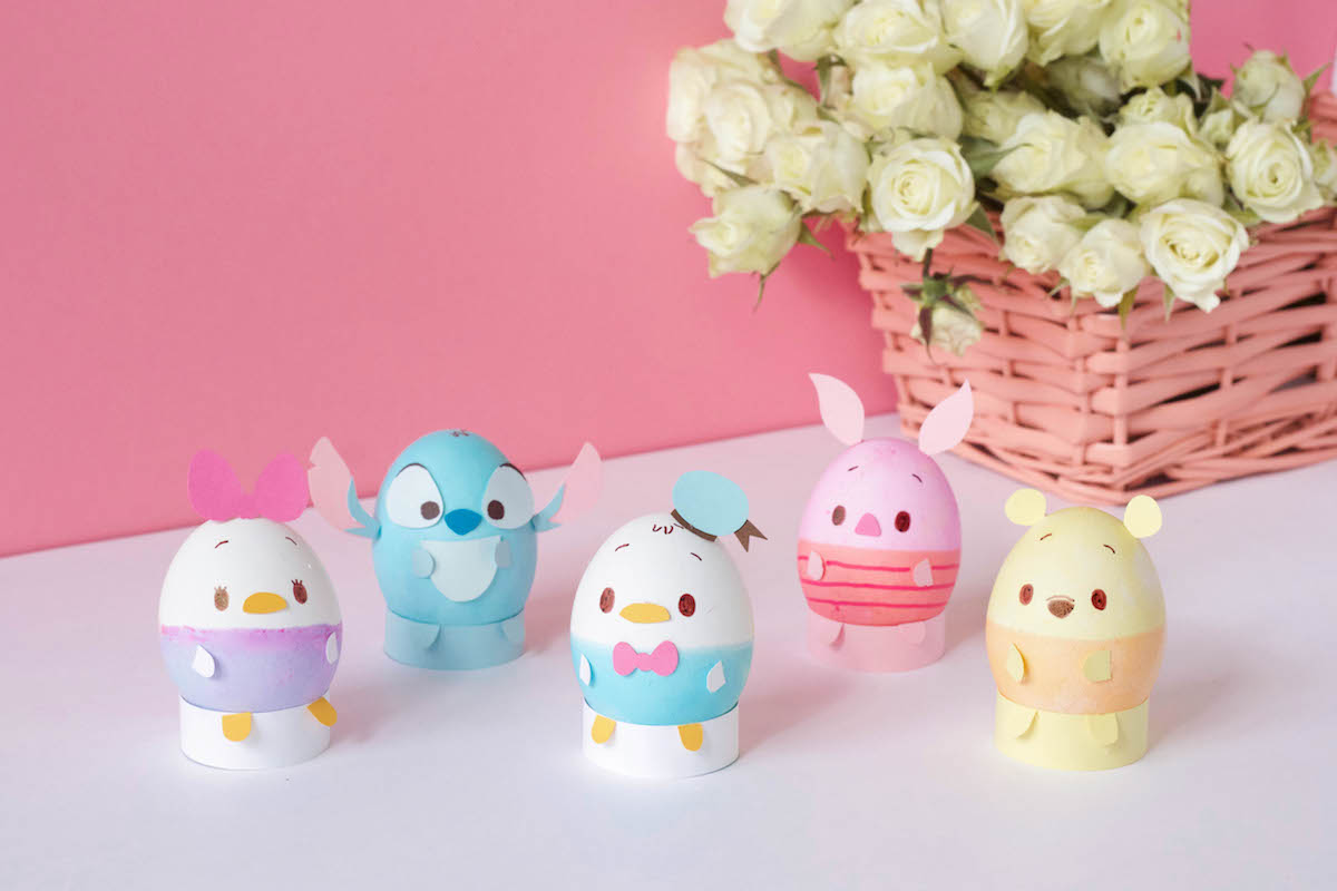 How To Make Disney Character Ufufy Easter Eggs at Home!