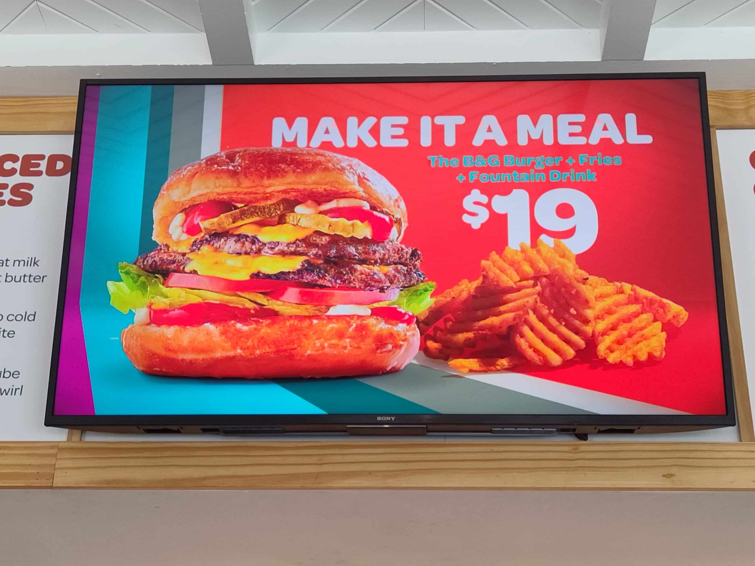 Want a Burger Combo Meal From Everglazed Disney Springs?